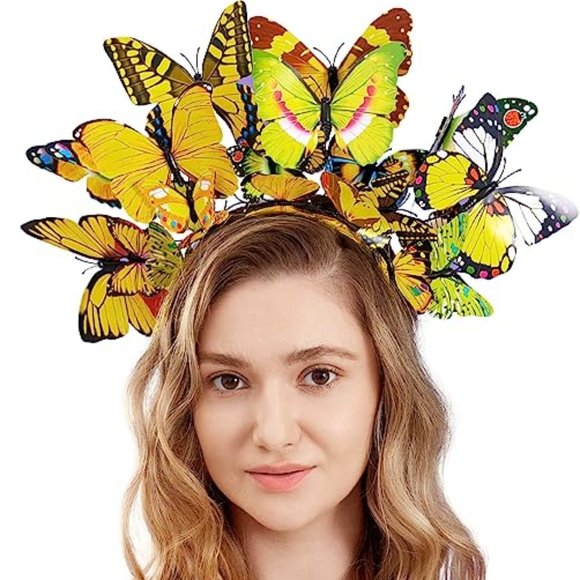 Boutique | Accessories | Zivyes Butterfly Fascinator Hats Women Monarch ...